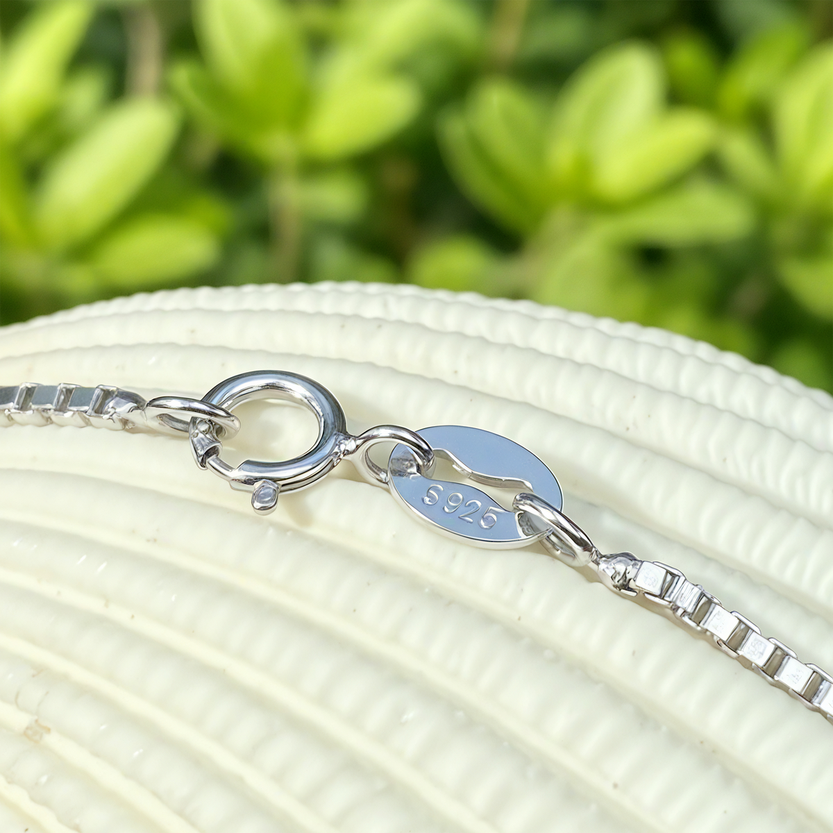 Classic Silver Box Chain Necklace – Spirit Magic